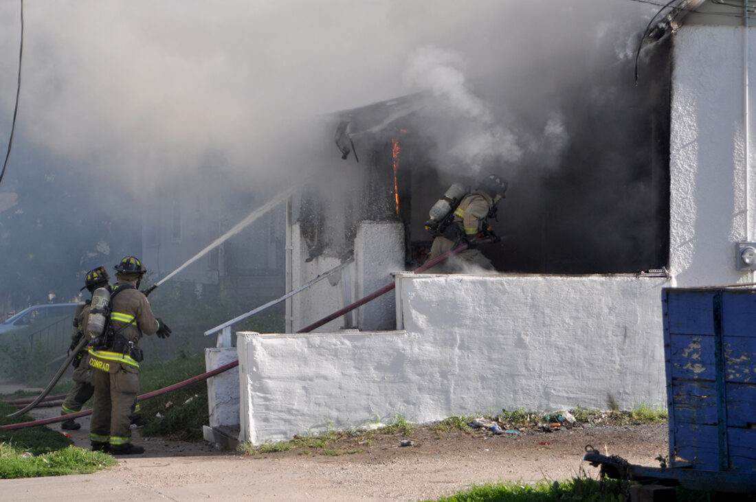 Flames ravage Fort Dodge house | News, Sports, Jobs - Messenger News